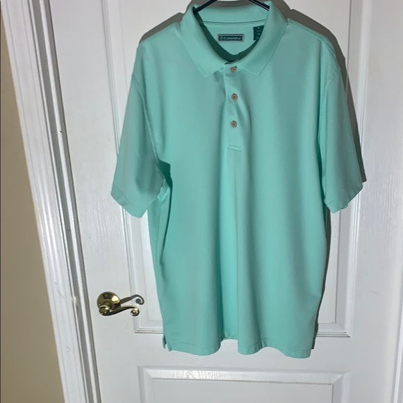 Cubavera | Shirts | Cubavera Green Polo Shirt Soft Cotton Blend | Poshmark